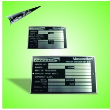 Metal Nameplate Machine Label Supplier Malaysia
